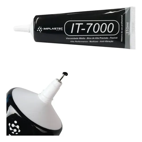Cola Adesiva Para Celular - Implastec It-7000 | Parcelamento sem juros Cola Adesiva Para Celular - Implastec It-7000 | Parcelamento sem juros