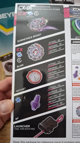 Beyblade X Trompo Blay Blay Bay Blade Cx Excelente Calidad Cx06 Random ...
