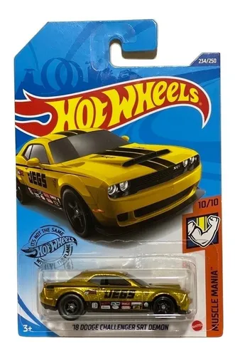 Hot Wheels 18 Dodge Challenger Srt Demon Super Treasure Hunt Envío Gratis
