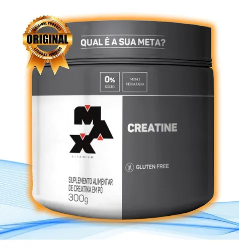 Creatine Pura Max Titanium 300g Creatina Monohidratada à Venda Em