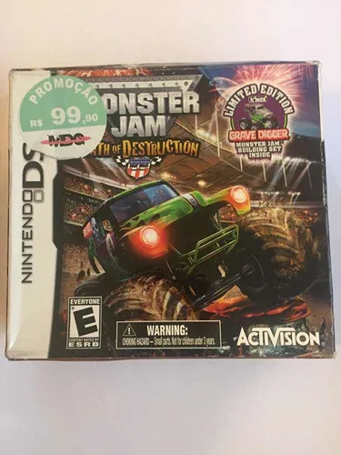 Jogo Monster Jam Nintendo Ds | Parcelamento sem juros