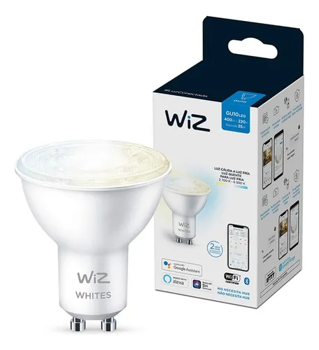 Lámpara Led Wiz Wifi Dicroica Blanca Cálida Fría 4.9w Gu10 | MercadoLibre Lámpara Led Wiz Wifi Dicroica Blanca Cálida Fría 4.9w Gu10 | MercadoLibre