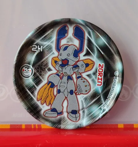 Tazos Metalix Original De Medabots Zorin 24 Sabritas Mercadolibre