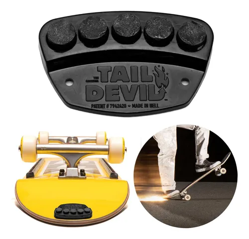 Pacote Com 1 Acessório Skateboard Tail Devil Spark Plate | Frete grátis