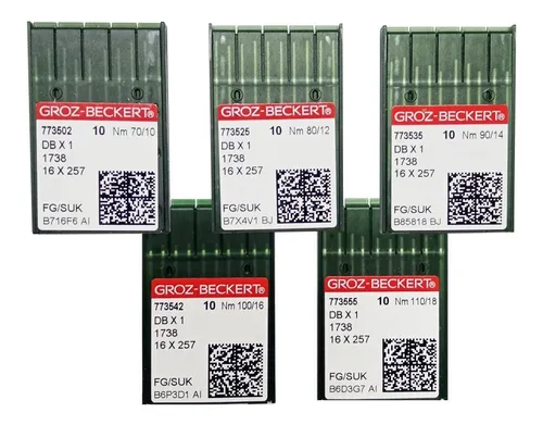 Agujas Groz-beckert Máquina Recta Cabo Delgado Punta Fg 50pz | MercadoLibre