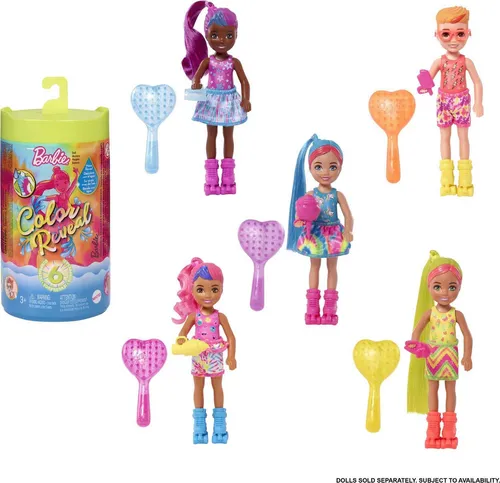 Barbie Color Reveal Muñeca Pequeña Y Accesorios Serie Mercadolibre