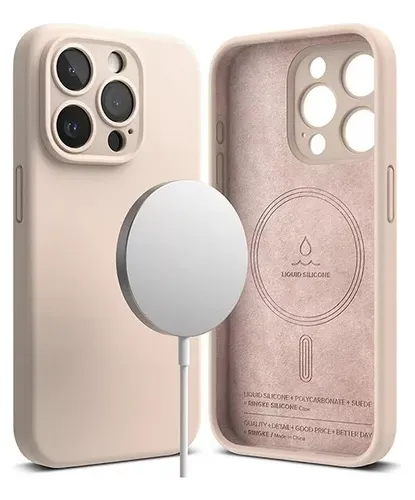 Funda Ringke Silicone Magnetic Para Iphone 15 Pro