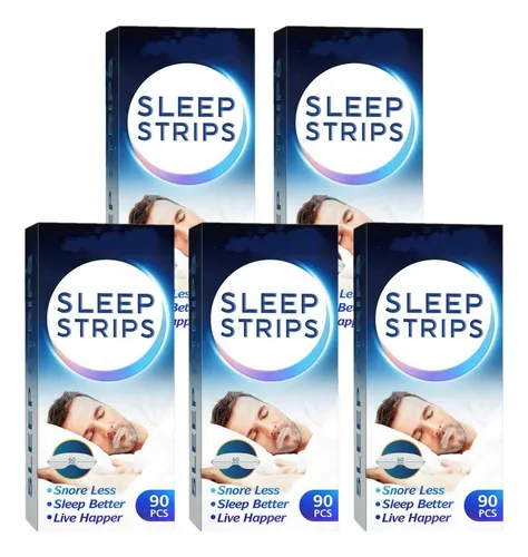 5 X Sleep Strips Strip Strip, Cinta Adhesiva Antironquido, | MercadoLibre