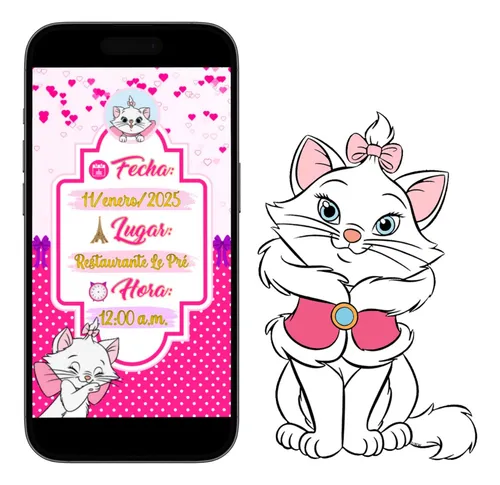 Invitación De Cumpleaños En Video - La Gatita Marie | Cuotas sin interés Invitación De Cumpleaños En Video - La Gatita Marie | Cuotas sin interés