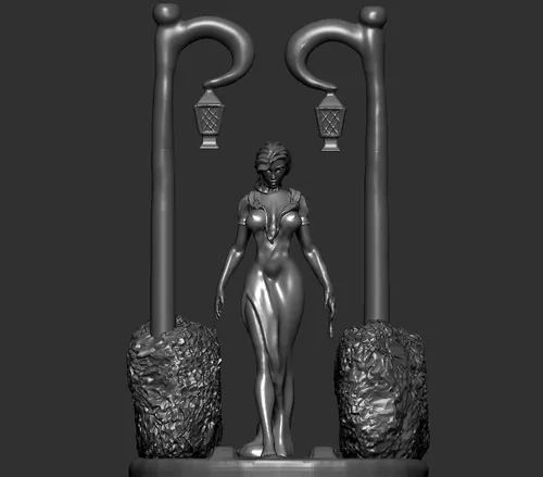 Estatua De Anna La Vampiresa Depredadora Sex Escultura Cuotas Sin Interés