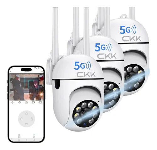 Cámara De Segurida Ckk 2mp 5g Seguimiento Automático 3pcs | Envío gratis
