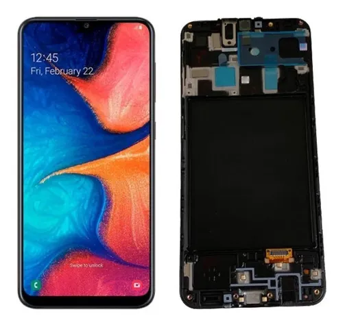 Display Tela Touch Frontal Lcd Para Galaxy A20 Nacional Aro Display Tela Touch Frontal Lcd Para Galaxy A20 Nacional Aro