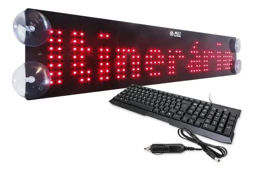 comprar Painel Luminoso Led Itinerário Onibus Van Caminhão Vermelho comprar Painel Luminoso Led Itinerário Onibus Van Caminhão Vermelho