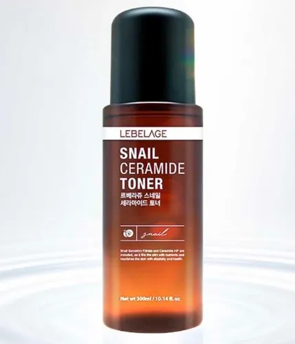 Tónico Facial Coreano Ceramida Y Baba De Caracol 300ml 10pz Meses