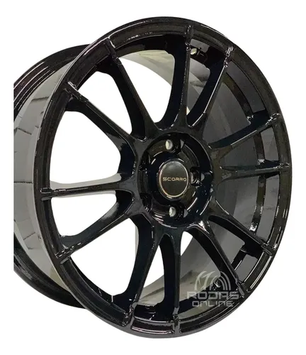 Jg Rodas Scorro Racing Aro 17 Honda Civic Hrv / S251 (5x114) | Parcelamento sem juros