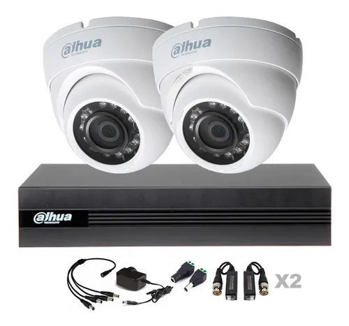 Kit Seguridad Dahua Full Hd Dvr 8ch + 2 Domos Kit Seguridad Dahua Full Hd Dvr 8ch + 2 Domos