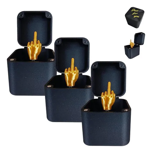 Middle Finger In A Box, Caja De Regalo Middle Finger Surpris | Cuotas ...