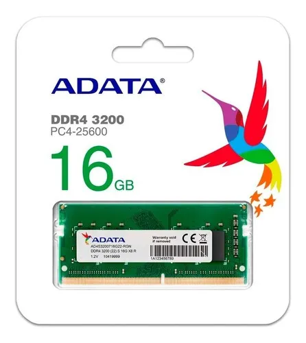 Memória RAM para laptop Adata 16gb 3200mhz | MercadoLivre