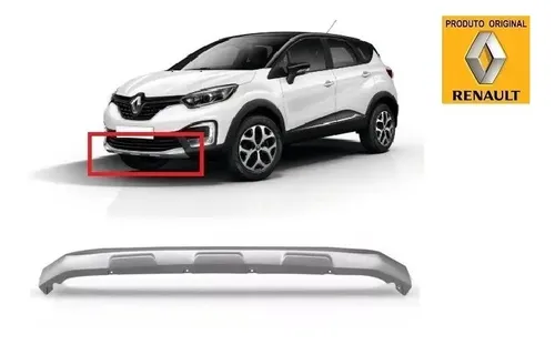 Moldura Inferior Parachoque Dianteiro Captur 620720385r Cinza ...
