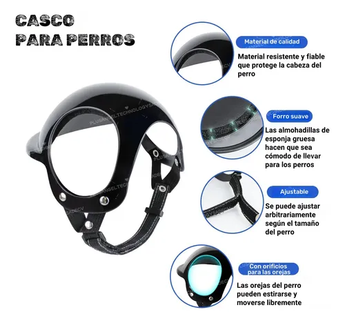 Casco Con Lentes Para Perro Pequeño A Mediano Para Moto | MercadoLibre