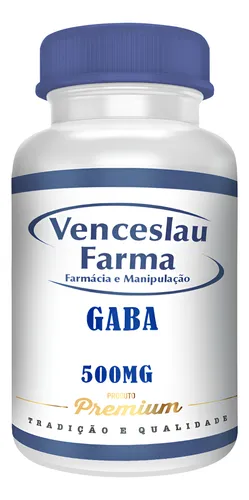 Gaba 500mg 60 Capsulas Sem Sabor | MercadoLivre