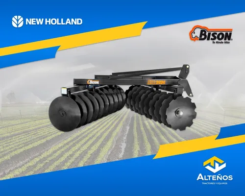 Rastra Agricola De Levante 20 Discos Marca Bison P Tractor | MercadoLibre