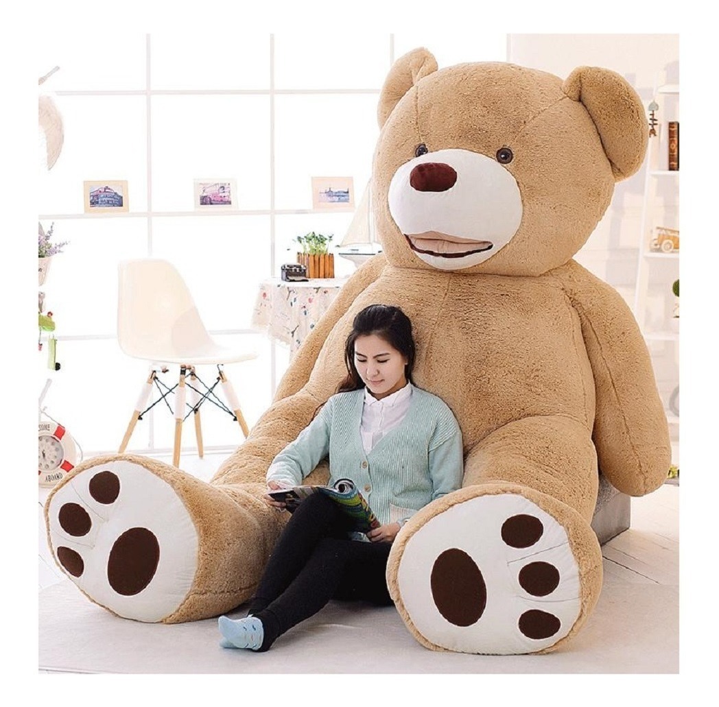 Peluche 1 M Metro Grande Oso De Peluche Beige Osito Mercado Libre