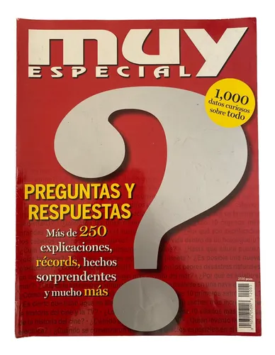 Revista Muy Especial #36 Preguntas Y Respuestas 1000 Datos | MercadoLibre Revista Muy Especial #36 Preguntas Y Respuestas 1000 Datos | MercadoLibre