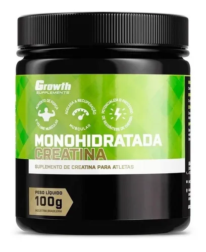 Creatina Growth Monohidratada 100g Original Pronta Entrega Mercadolivre