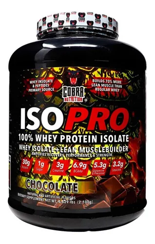 Proteína Iso Pro Cobra Nutrition (sabor Chocolate) | MercadoLibre Proteína Iso Pro Cobra Nutrition (sabor Chocolate) | MercadoLibre