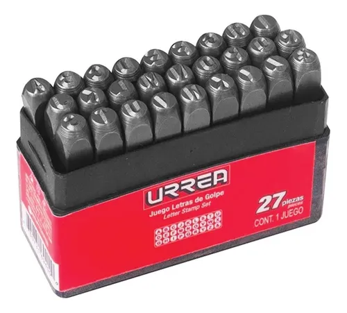 Punzon Numeros Y Letras Golpe 4mm | Envío gratis