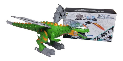 Dragão Robô Dinossauro Bate Asas Solta Fumaça E Anda Sozinho