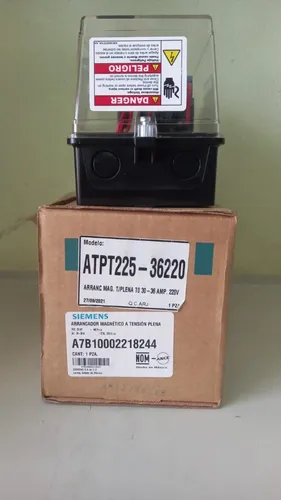 Arrancador Tensión Plena Siemens, 15 Hp, 3 Fases, 220 V en venta en ... Arrancador Tensión Plena Siemens, 15 Hp, 3 Fases, 220 V en venta en ...