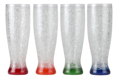 Lilys Home Double Wall Gelfilled Acrylic Freezer Beer | MercadoLibre