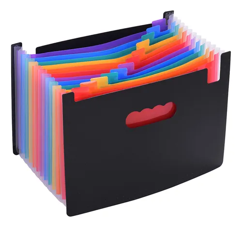 12 Pockets File Folder Organizer Expanding File Folder | MercadoLivre 12 Pockets File Folder Organizer Expanding File Folder | MercadoLivre