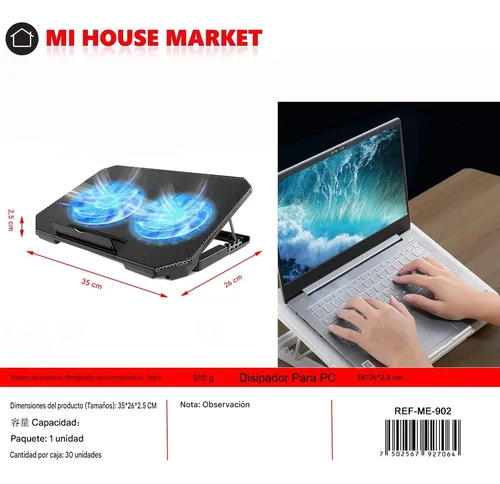 Almohadilla Disipadora De Calor (liens 5.1 Led + 2 Ventilado | Meses ...