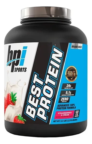 Bip Sports Best Protein Proteina 5 kg de sabor de morangos e creme ...