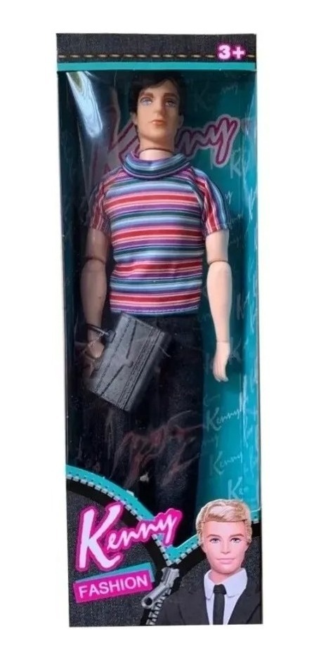 Muñeco Tipo Ken Todo Articulado Kenny 30 Cm Jugueteria Roman