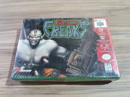 Bio Freaks N64 Lacrada De Fabrica Cib Completa Rara | Frete grátis