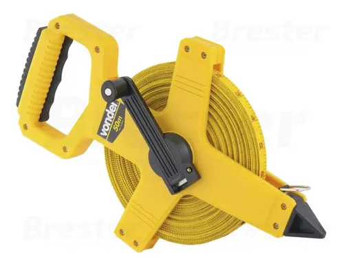 Vonder Trena Longa Fita Métrica Fibra De Vidro 50 Metros Con Manivela ...