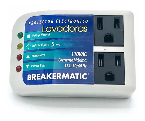 Protector De Voltaje Breakermatic Para Lavadoras Y Secadoras Protector De Voltaje Breakermatic Para Lavadoras Y Secadoras
