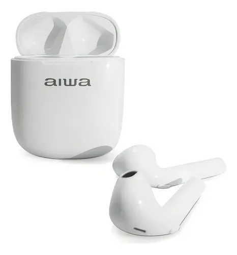 Audífonos Aiwa Inalámbricos In-ear Bluetooth 5.0 Aw-twsd1 Color Blanco ...