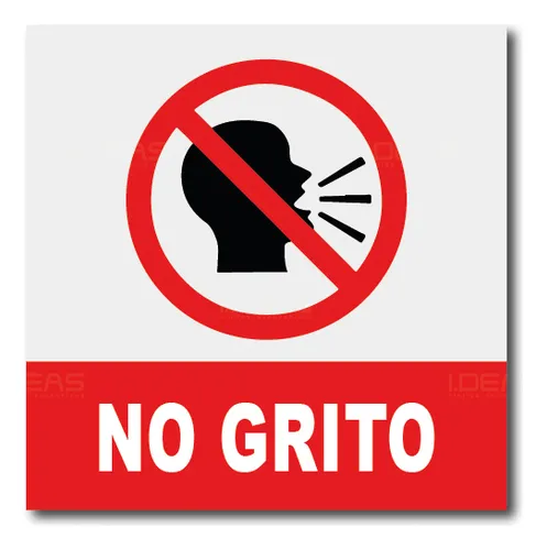 Señalamiento No Grito Letreros Señalética | Meses sin interés