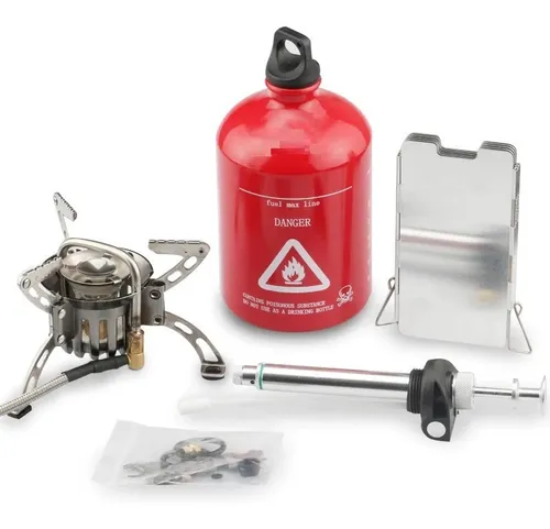 Kit Fogareiro Multicombustível Camping Trekking Pesca Bike | Parcelamento sem juros