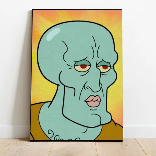 Cuadro Decorativo Calamardo Bob Esponja Modelos Varios Mercadolibre