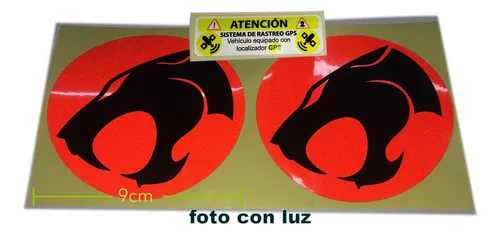 Sticker Reflejantes Para Auto Thundercats 2 Calcomanías Mercadolibre