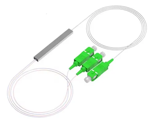 1x2 Splitter Divisor Fibra Optica Conector Sc Apc 2 Pieza | Meses sin ...