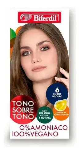Tintura Coloración Biferdil Tono Sobre Tono 0 Amoniaco Kit Tono 6 rubio ... Tintura Coloración Biferdil Tono Sobre Tono 0 Amoniaco Kit Tono 6 rubio ...