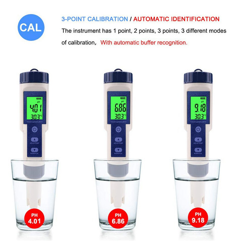 Medidor Multiparamétrico De Ph Ec Tds Salinidad Temperatura Cuotas