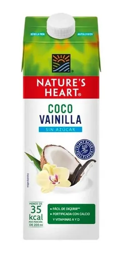 Bebida Vegetal Natures Heart Coco Vainilla 946ml Mercadolibre